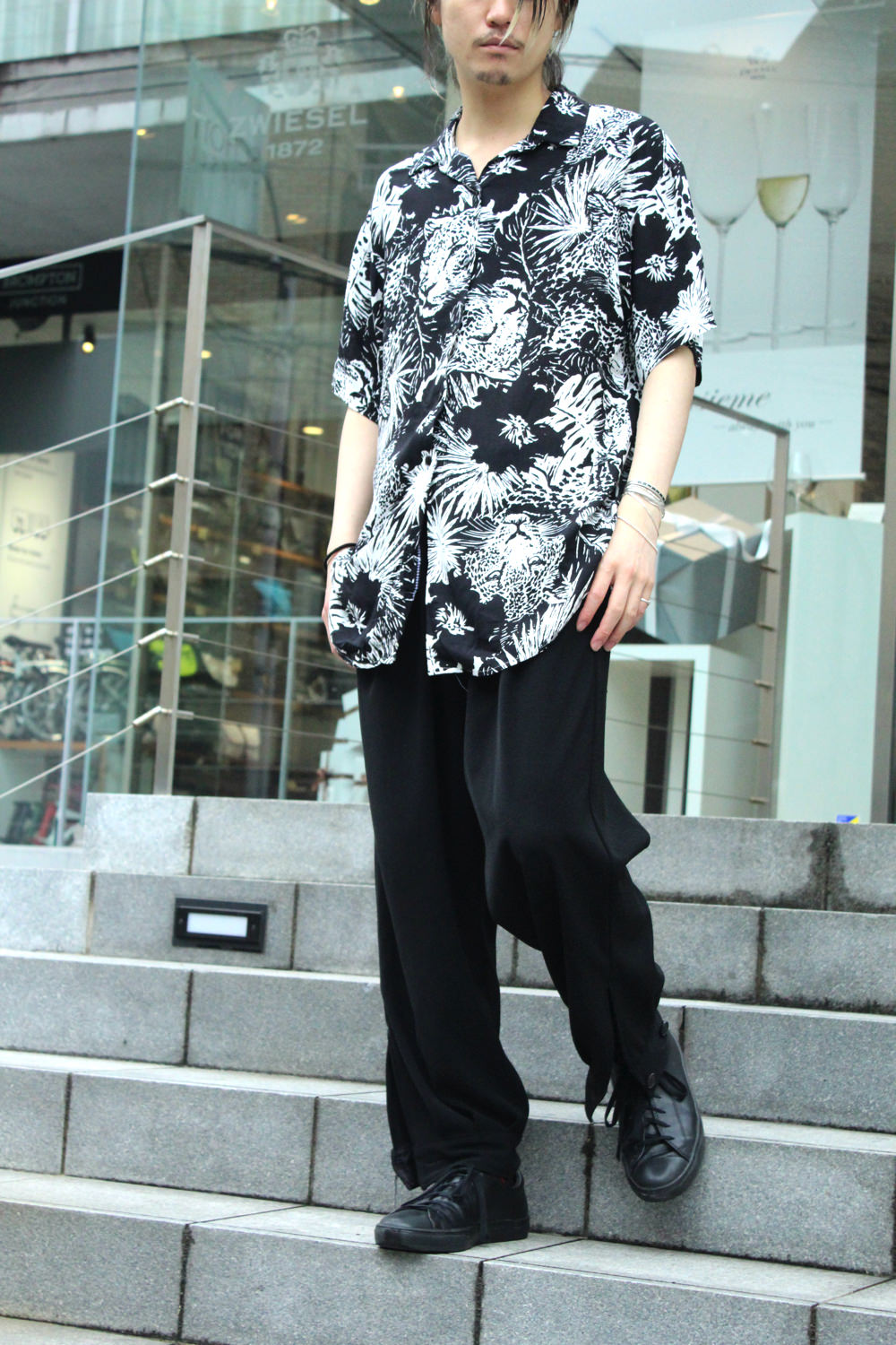 ヴィンテージ アニマルプリント レーヨンシャツ【DAVIDA】Vintage Rayon Shirts | RUMHOLEberuf